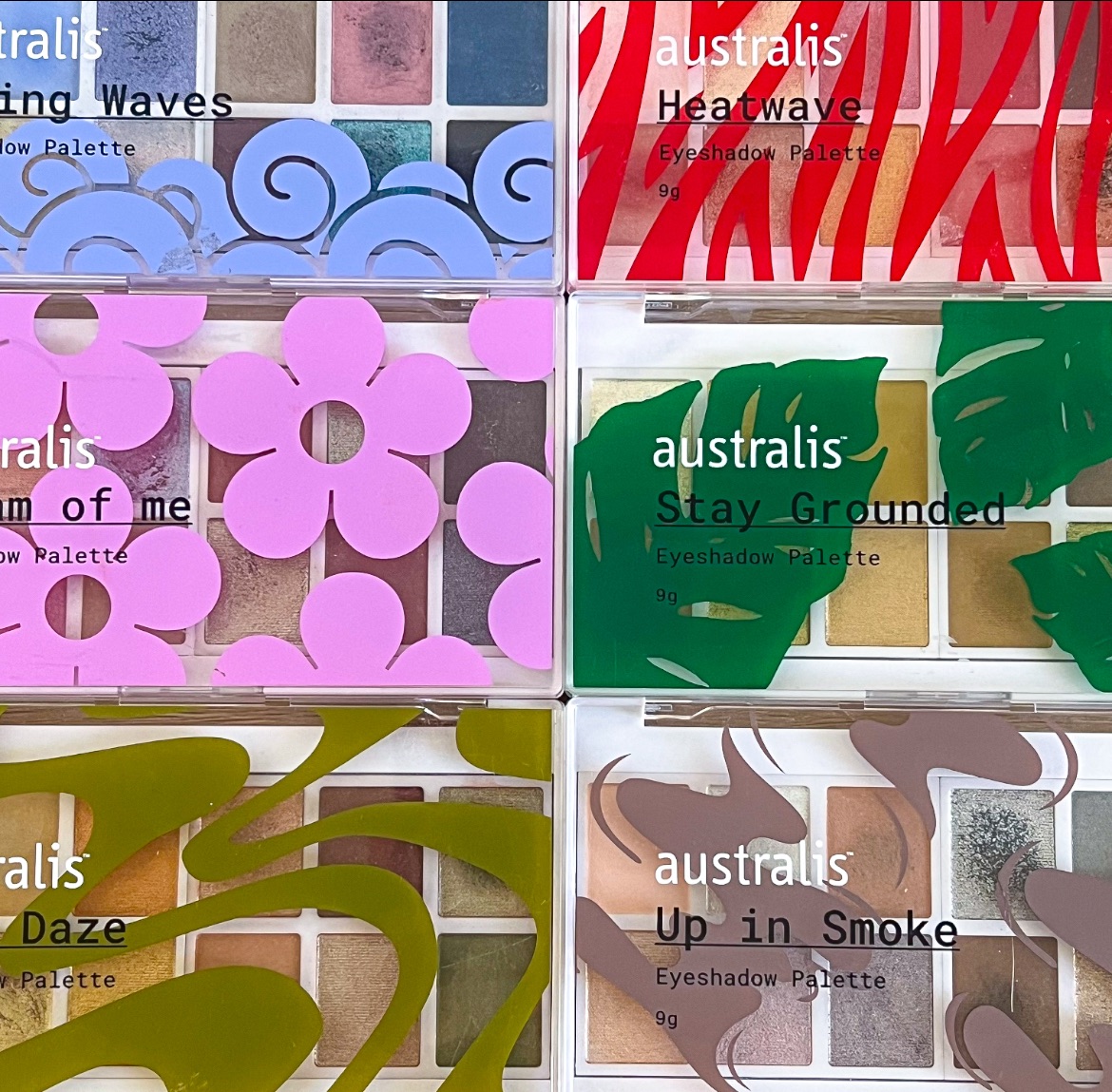 Emmie Swatches – Australis Eyeshadow Palette Collection – Emmie's ...